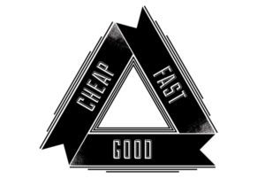 Fast Cheap Good - Studio motivation - Matt Richards Illustration