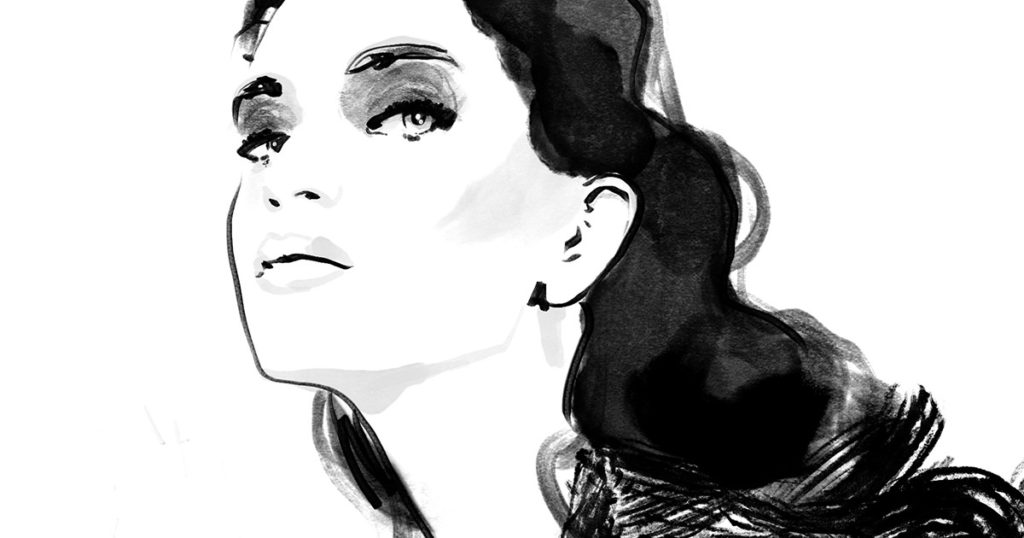 Ink fashion illustrations for inktober-week 2 - Matt Richards Illustration