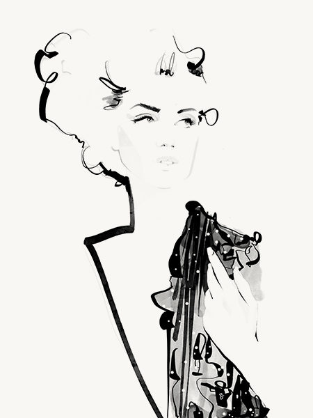 Elegant and Expressive Fashion Illustrations - Matt Richards Illustration