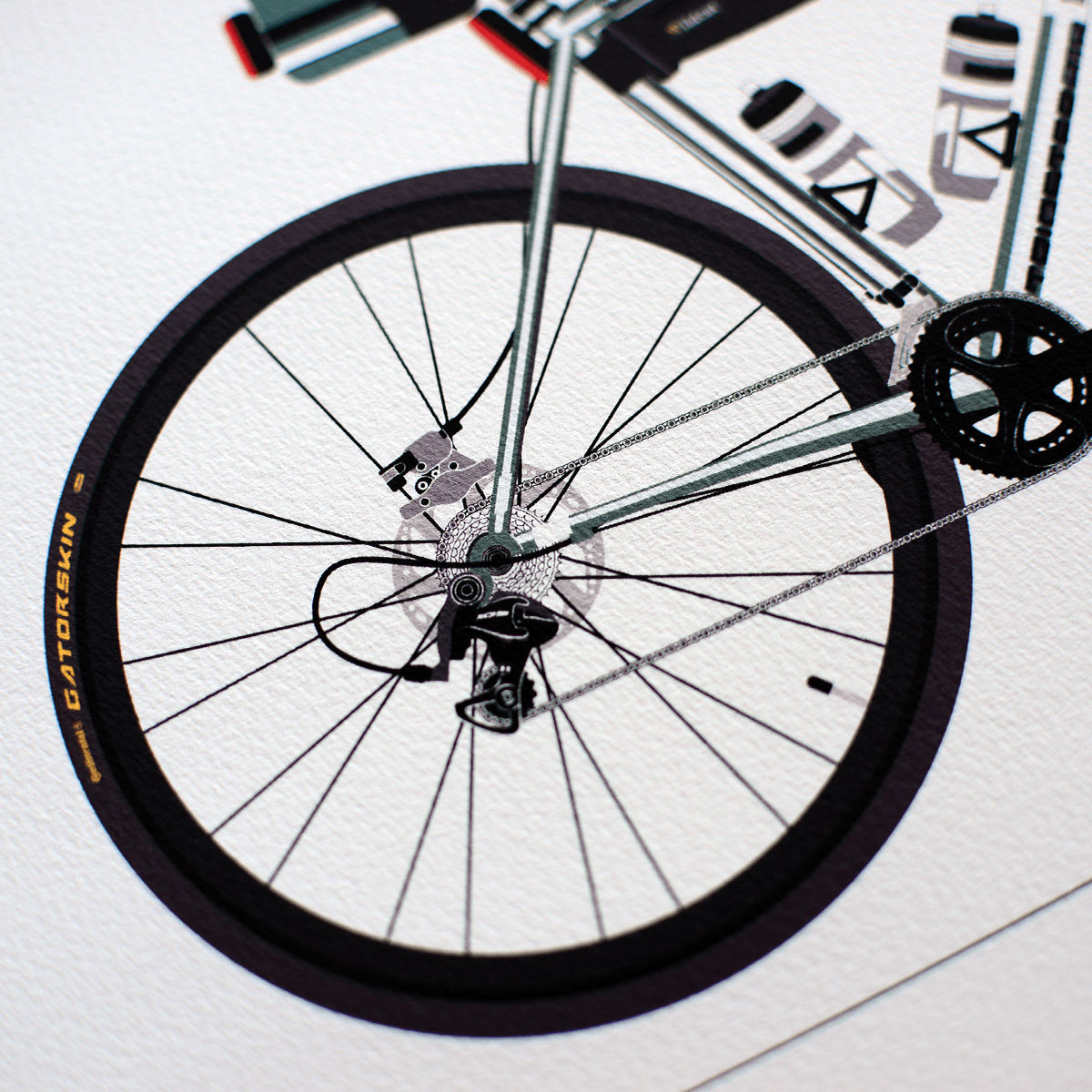 Cycling Print - Matt Richards Illustration