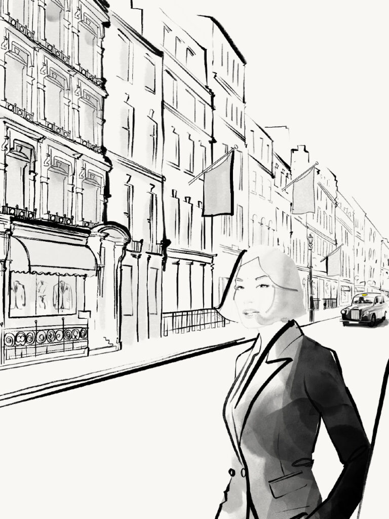 A Savile Row Illustration - Matt Richards Illustration