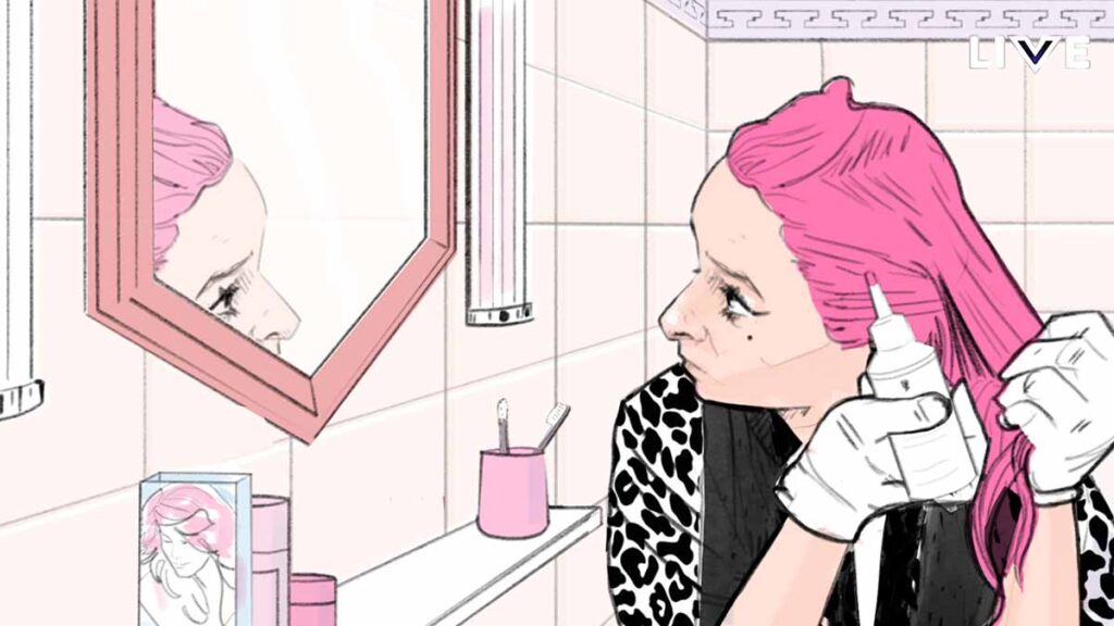 Storyboards for beauty commercial - Matt Richards Illustration
